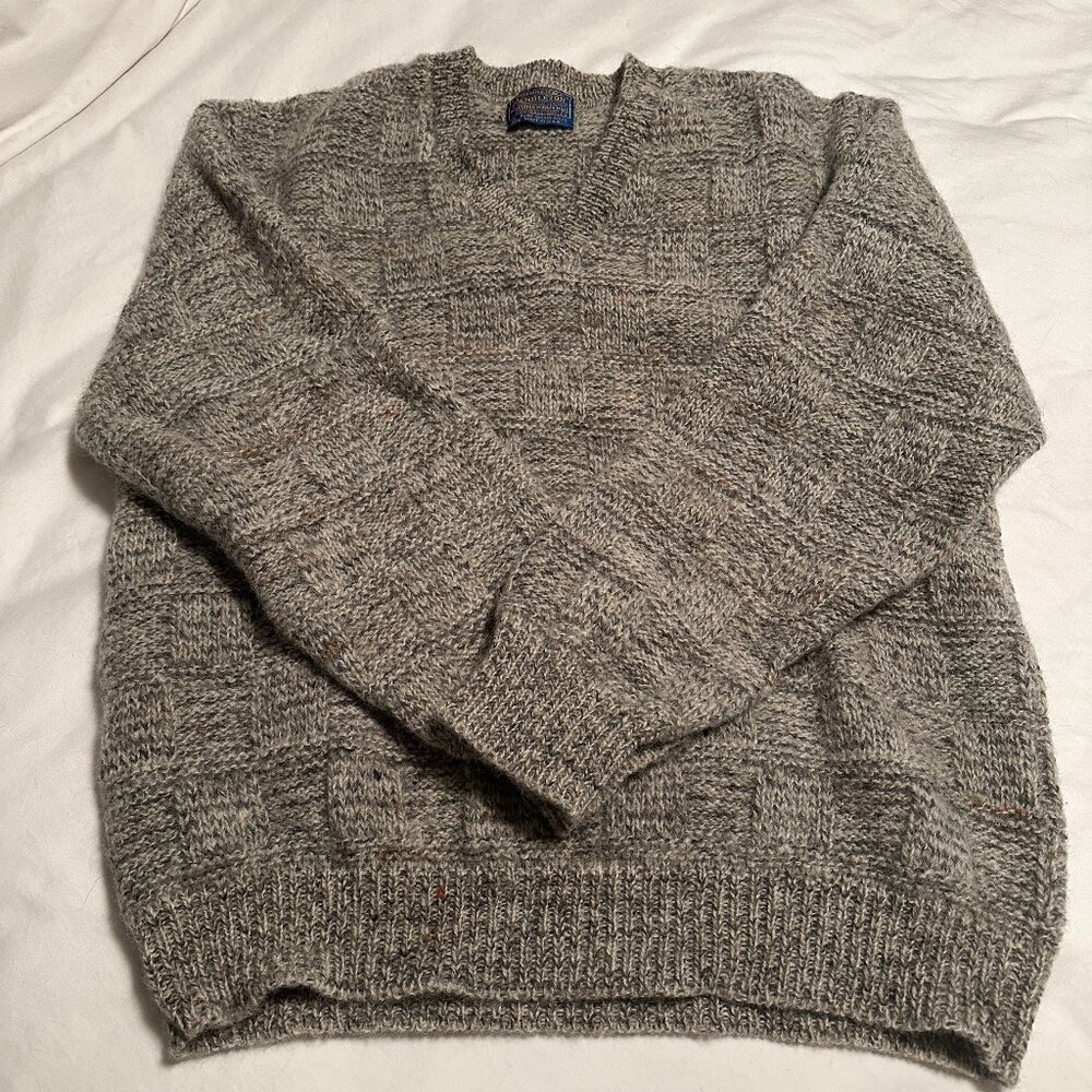 Vintage 1960s Virgin Wool Pendleton Sweater - Gem